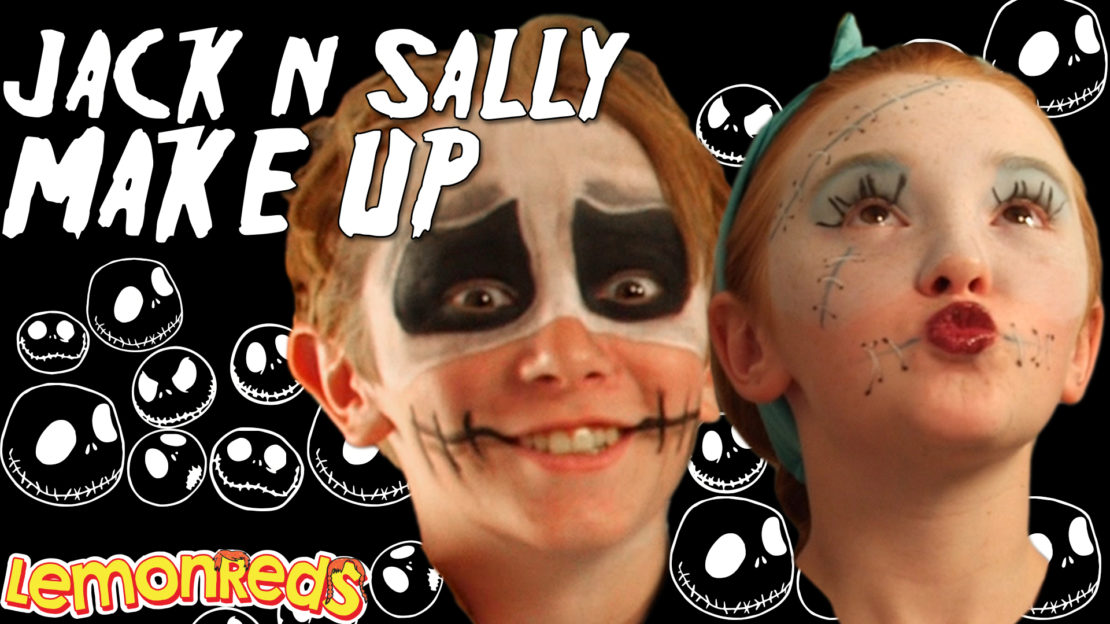 How To Do Jack Skellington And Sally Makeup Tutorial From Nightmare
